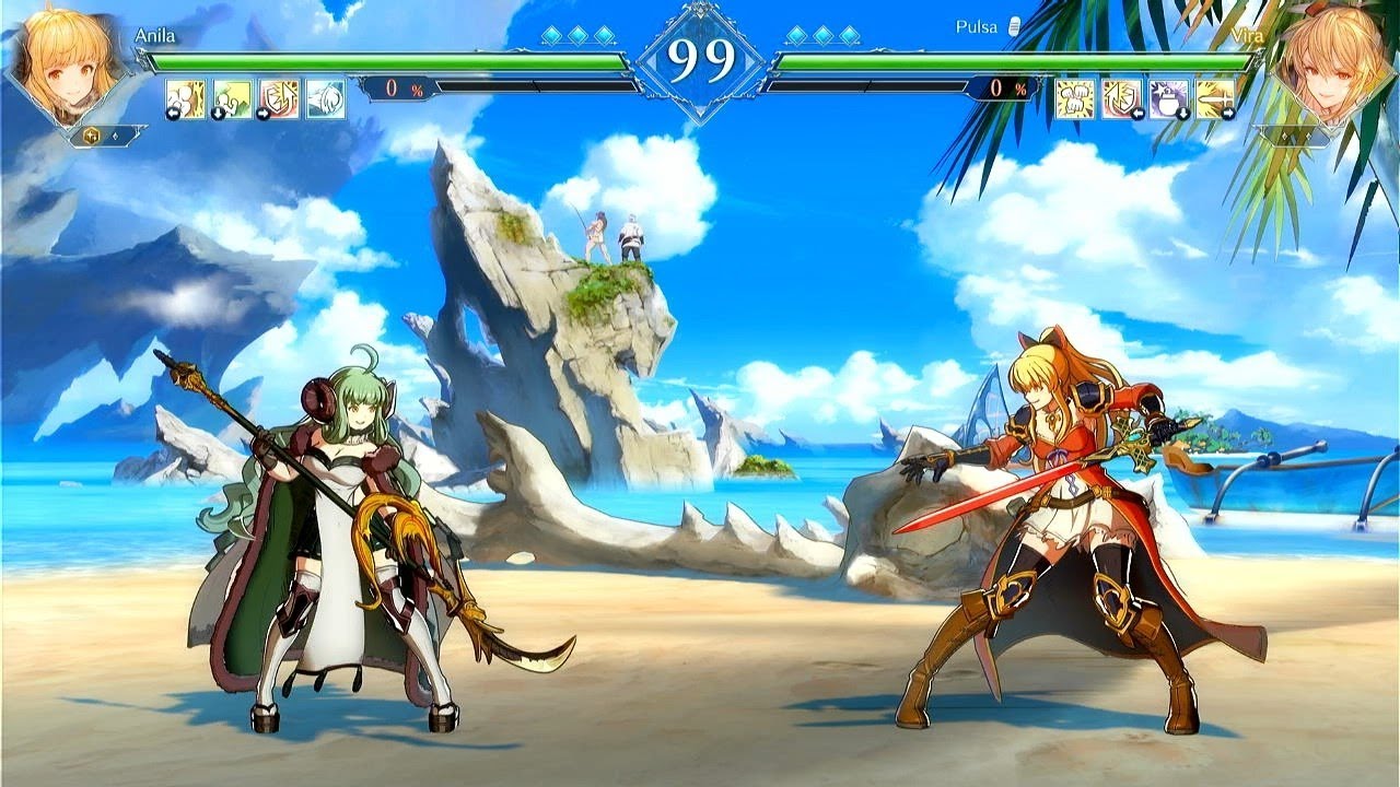 ANILA VS VIRA - GRANBLUE FANTASY VS RISING - YouTube