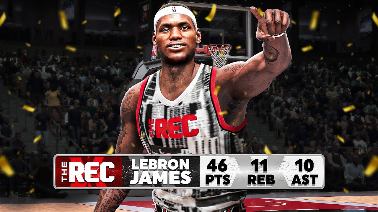 ROOKIE LEBRON JAMES BUILD is GAME-BREAKING in NBA 2K24 - YouTube