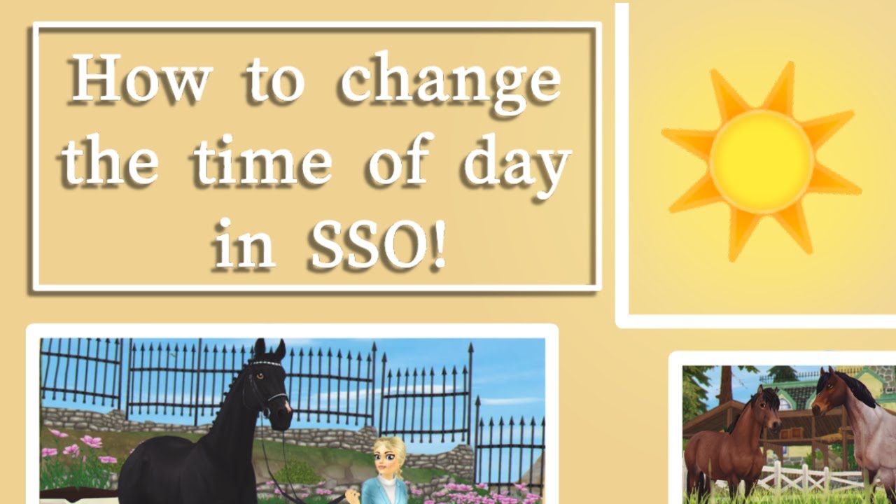 How to Change the Time of Day in SSO! - YouTube