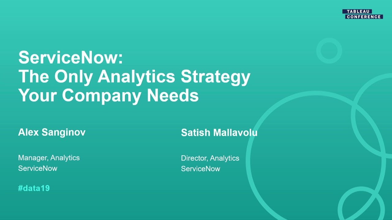 ServiceNow: The Only Analytics Strategy Your Company Needs - YouTube