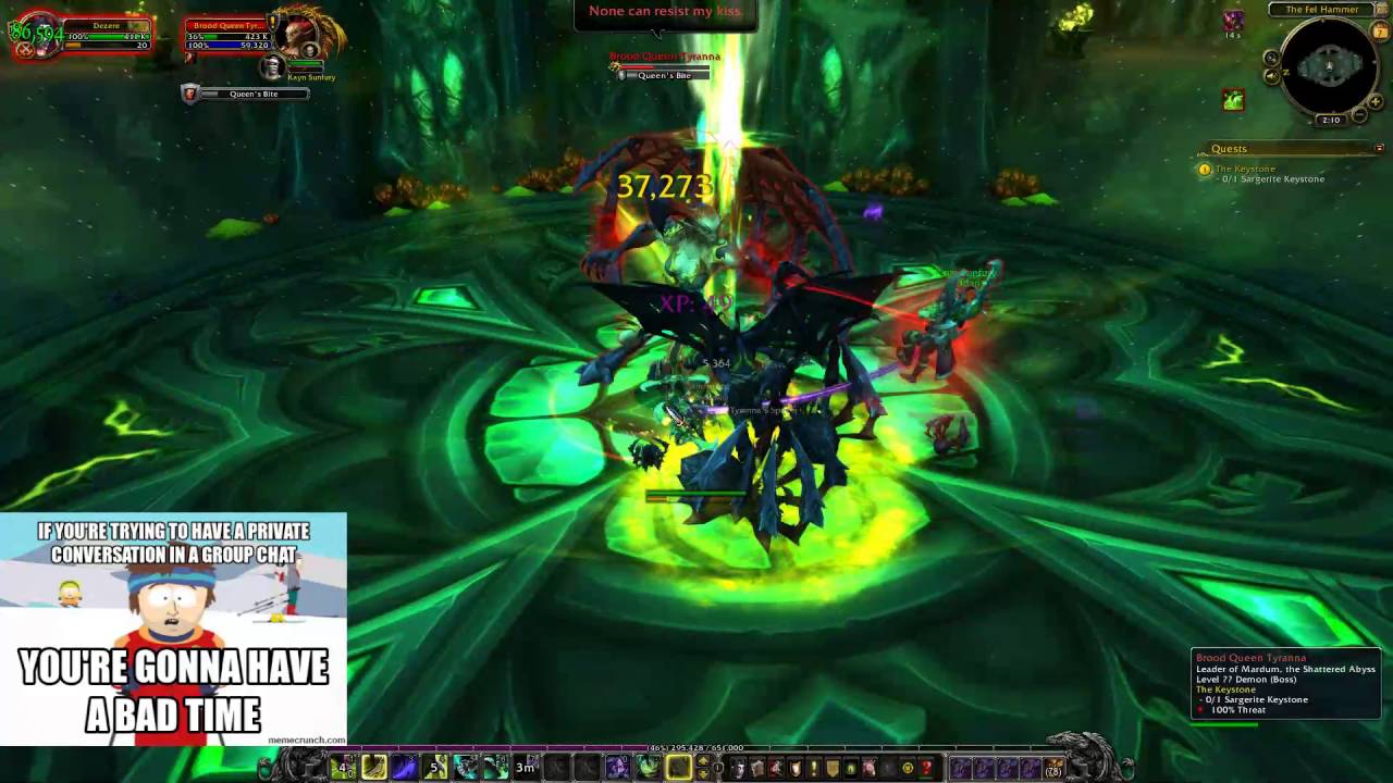World Of Warcraft Legion The Keystone - YouTube
