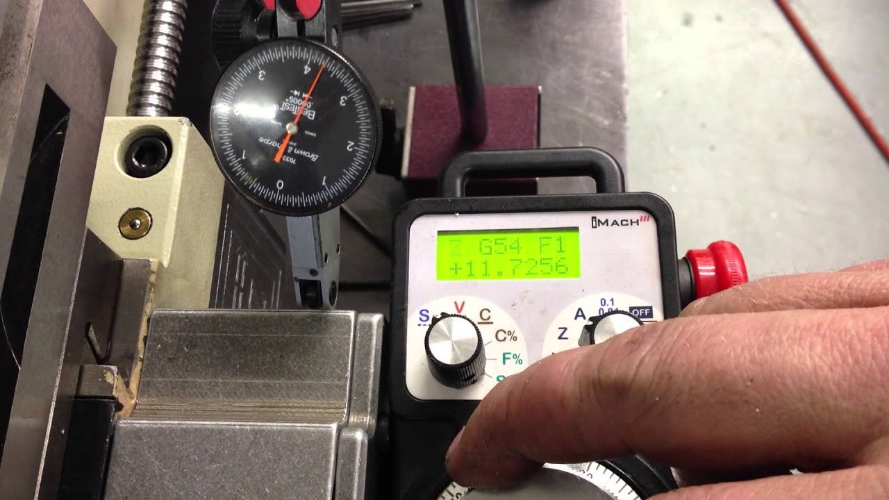 G0602 CNC backlash test in Z - YouTube