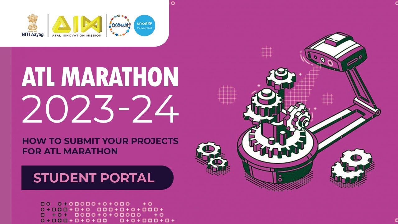 How to submit your projects for ATL Marathon 2023-24 || Student Portal ...