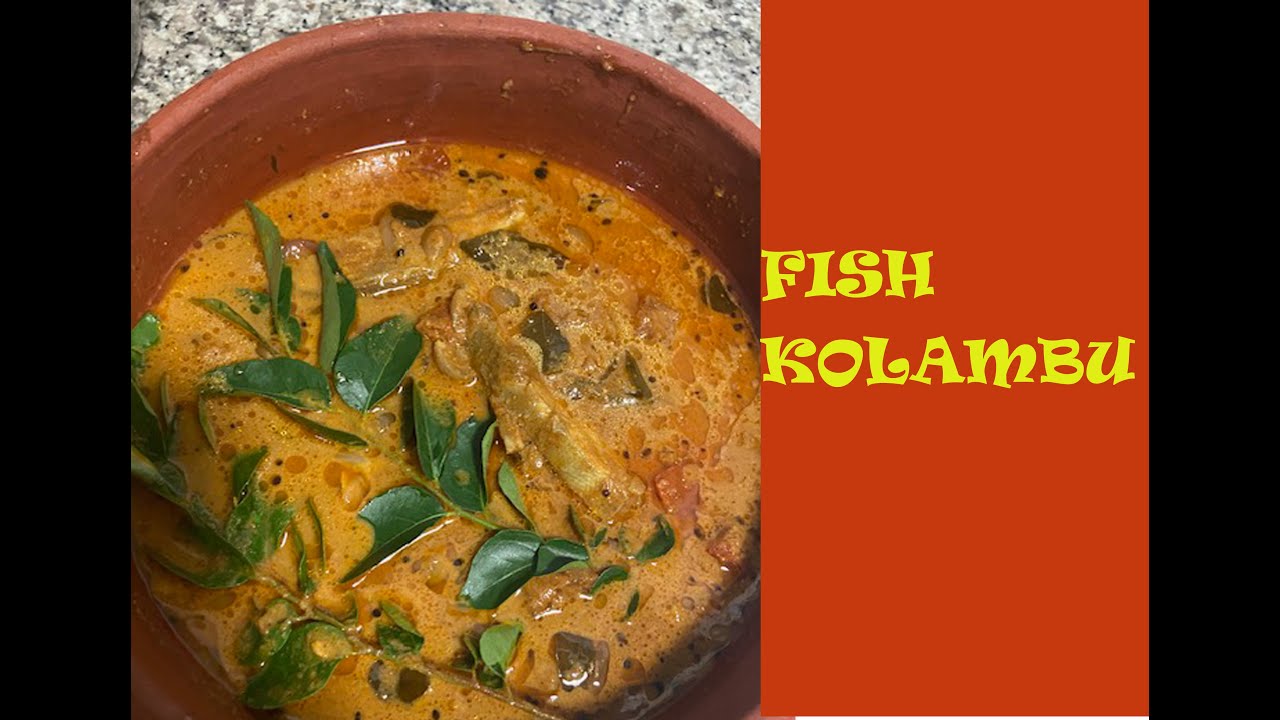 MEEN KOLAMBU IN TAMIL/மீன் குழம்பு /Fish Curry in Tamil - YouTube