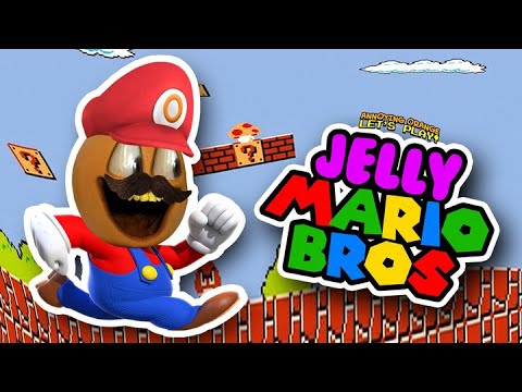 JELLY Mario Bros. | (Annoying Orange Plays)