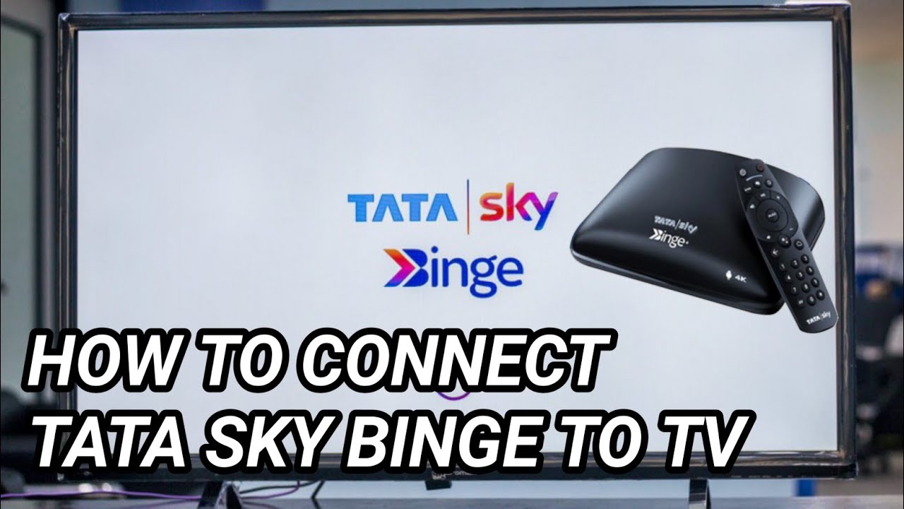 How To Connect Tata Sky Binge To Tv || How to connect tata sky binge ...