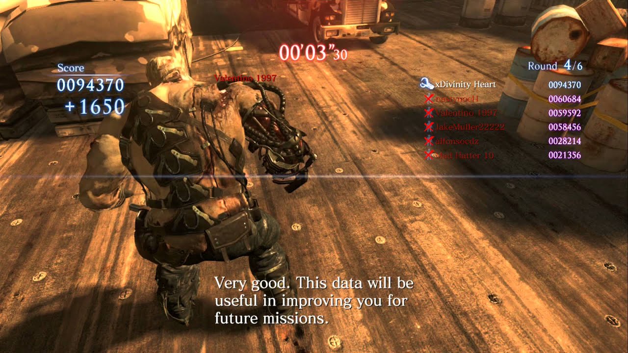 Resident evil 6 predator mode match 3 - YouTube