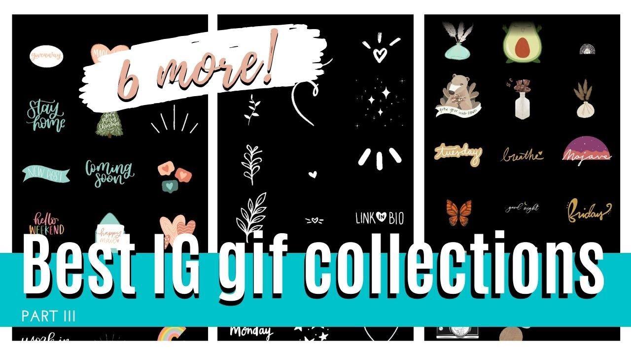 KEYWORDS FOR INSTAGRAM GIFS - part III - YouTube
