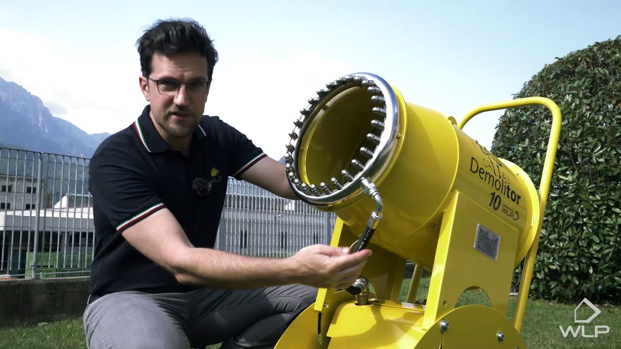 WLP Demolitor D10 - Nebulization cannon - YouTube