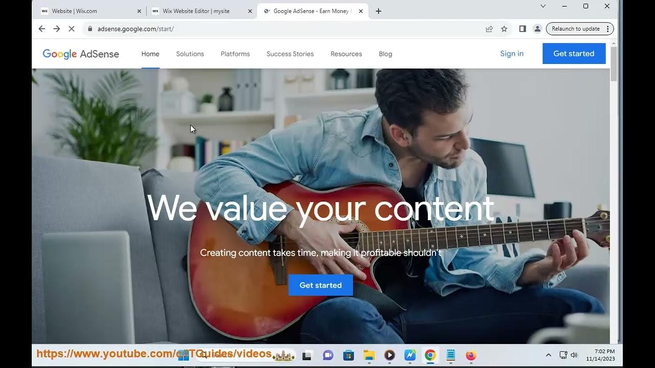 Add and Set Up Google AdSense on Wix Site - YouTube