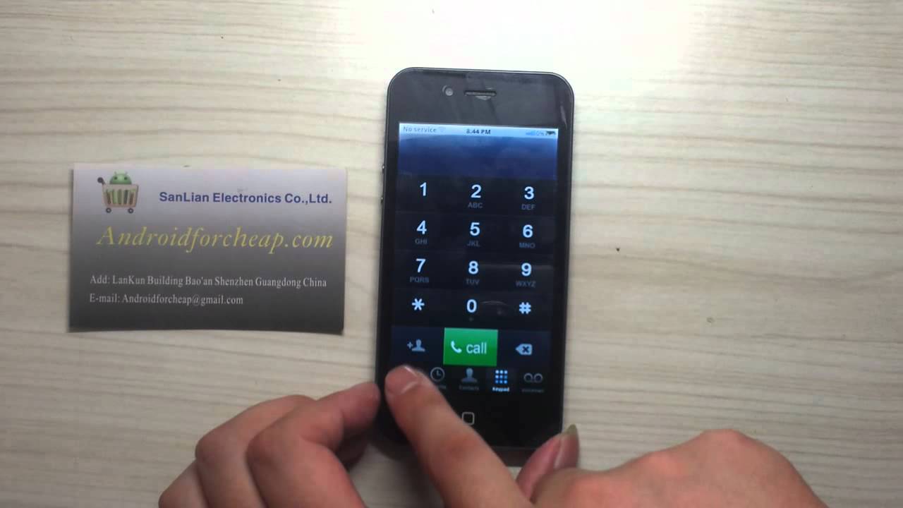 Iphone 5 Clone I5 4.0 Inch Multi-touch Screen Android 2.3 OS 3G GPS ...