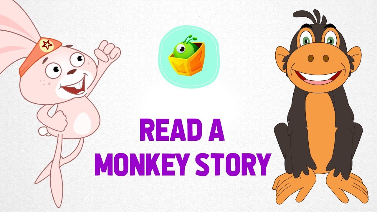 The Naughty Monkey | Read a Monkey Story | Reading Practice for Kids ...