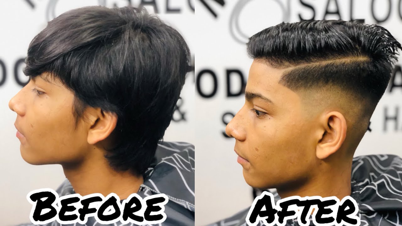 Zero Machine Hair Style template fade - YouTube