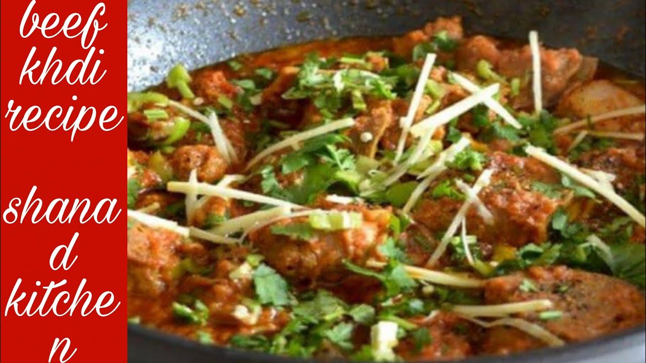 simple and easy beef karahi ghost recipe - YouTube