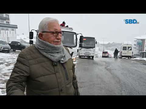 BAŞKAN POSBIYIK, KARLA MÜCADELE ÇALIŞMALARINI SAHADA DENETLEDİ