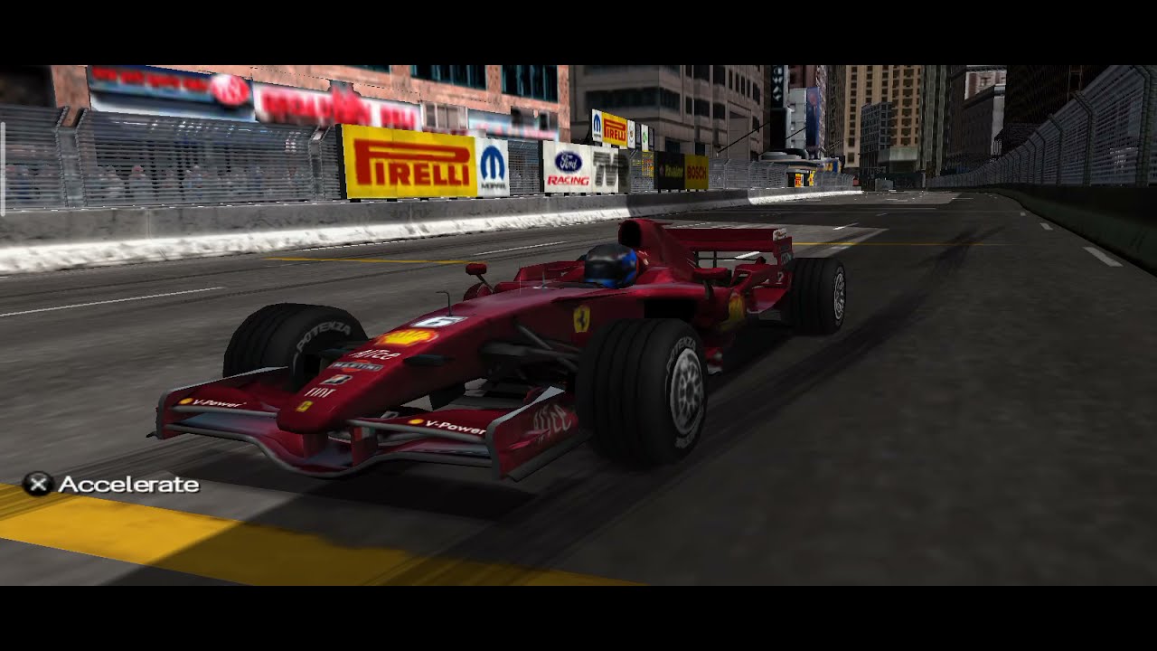 Scuderia Ferrari 2007 New York Time Square [Gran Turismo PSP] - YouTube
