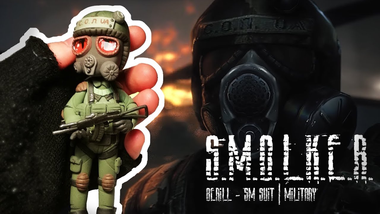 S.M.O.L.K.E.R. | Military (Berill-5M) Clay Figure Timelapse - YouTube
