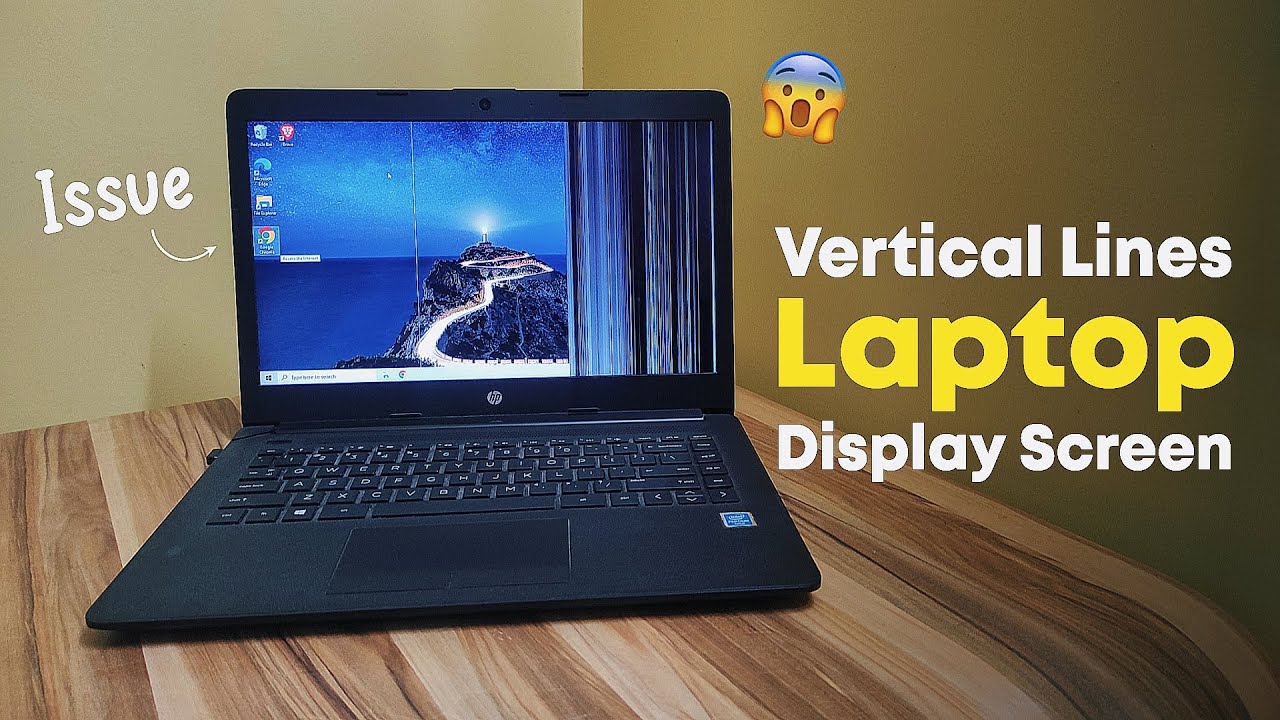Laptop Display Screen Issue - Vertical Lines on Laptop Screen - YouTube