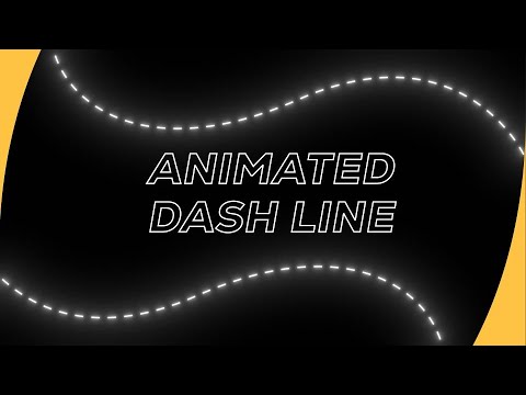 Dash Line animation in after effect - YouTube