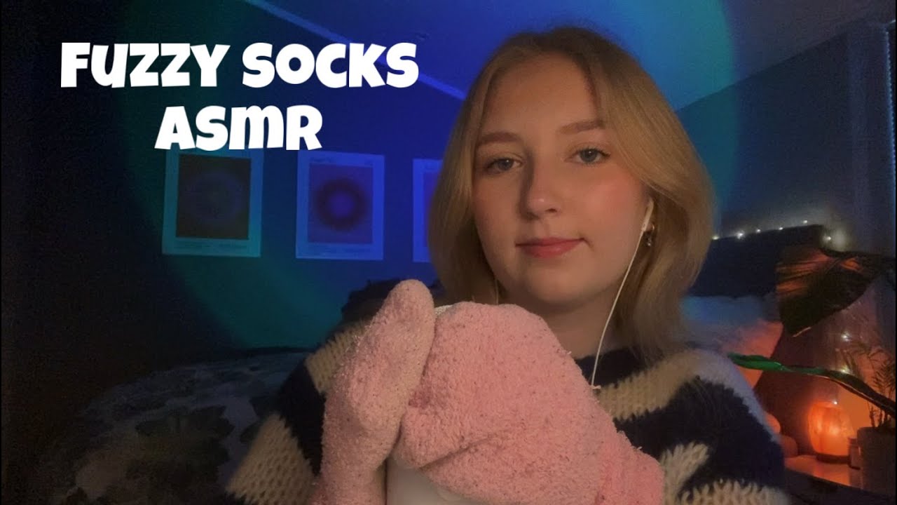 Fuzzy socks ASMR ☁️ - YouTube