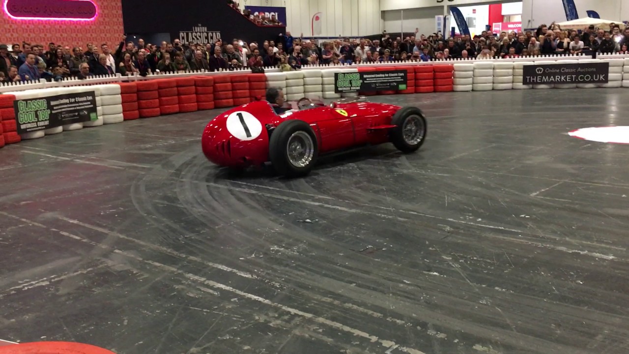 CLASSIC F1 Ferrari power slide -LONDON- - YouTube