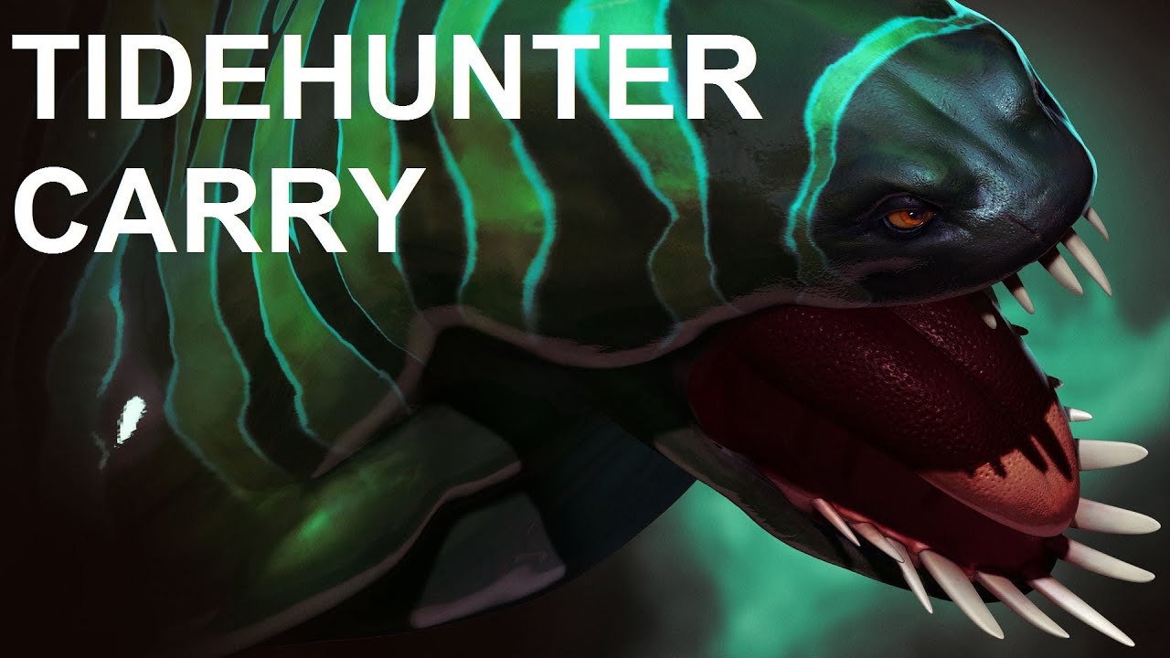 Dota 2: Tidehunter Carry Too Strong. - YouTube