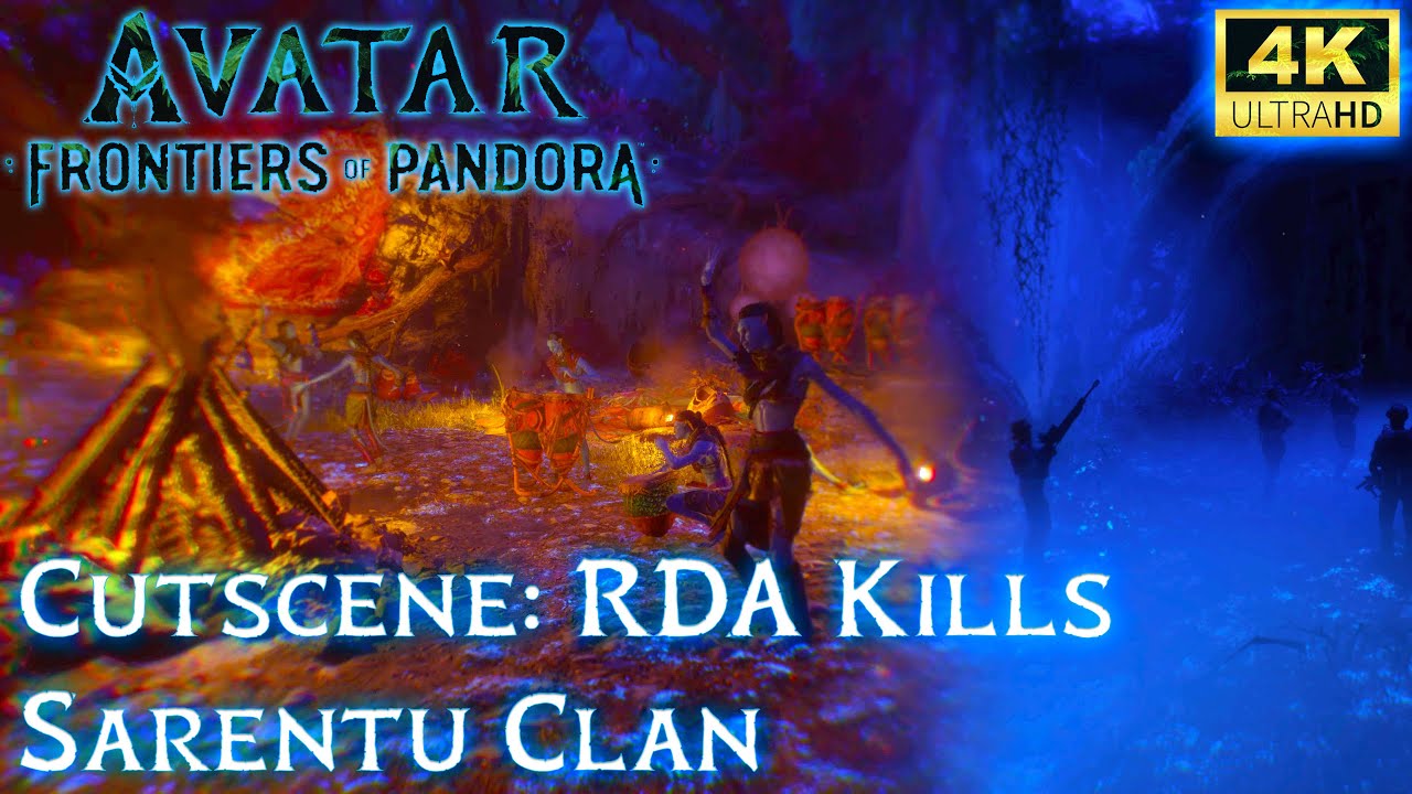 Cutscene (4K) RDA Kills Sarentu Clan / Avatar Frontiers Of Pandora ...