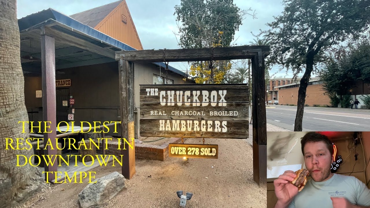 The Chuckbox in Tempe Arizona. The MOST popular Burgers - YouTube
