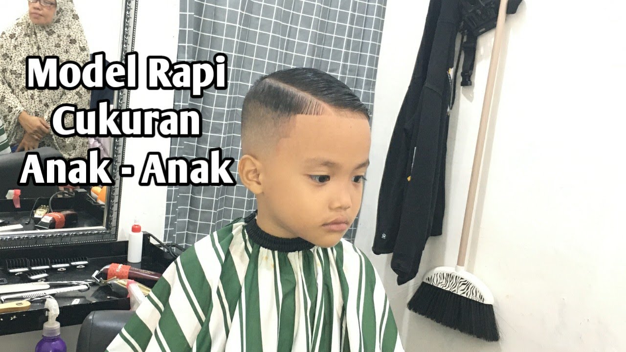 TUTORIAL Gaya Rambut Anak Anak Paling Keren || Teknik Potong Rambut ...