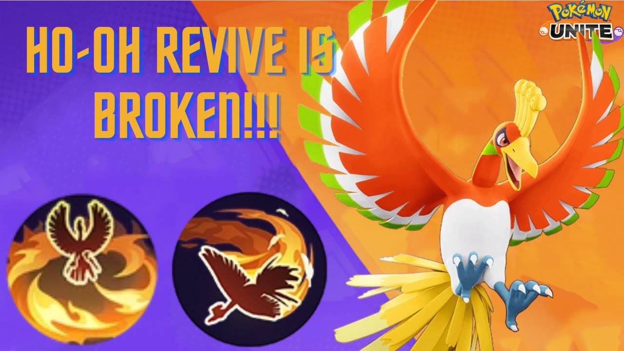 HO-OH'S REVIVE IS TOO BROKEN!! | Pokemon unite - YouTube