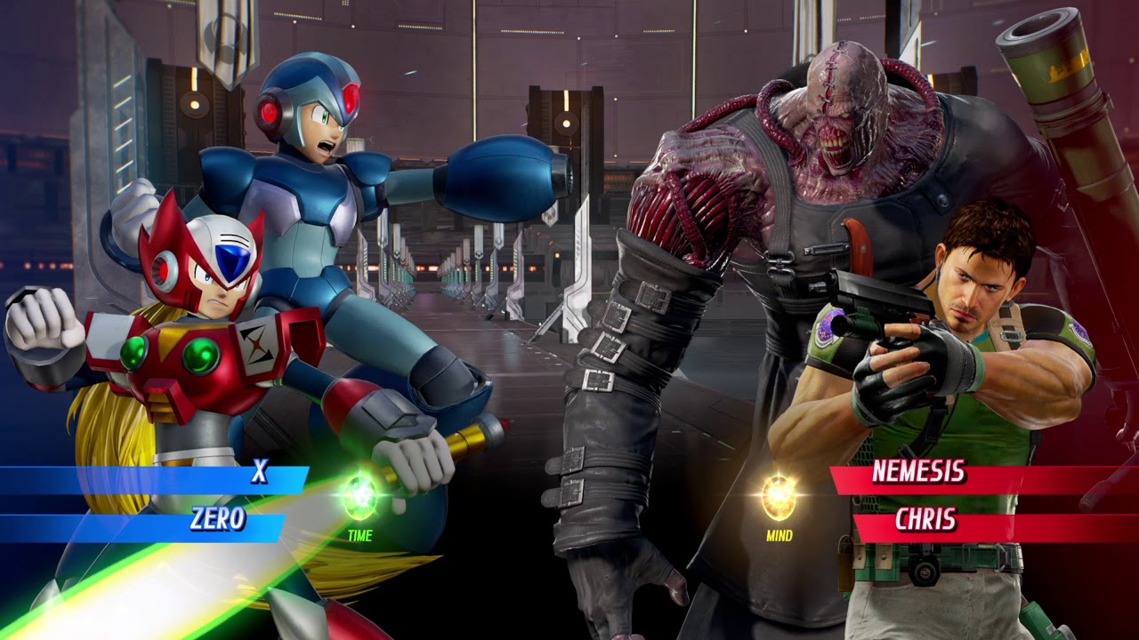 MARVEL VS. CAPCOM: INFINITE resident evil vs mega men - YouTube