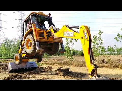 Amazing !! JCB : Hydraulic Controlled Machine Showing Stunt - YouTube