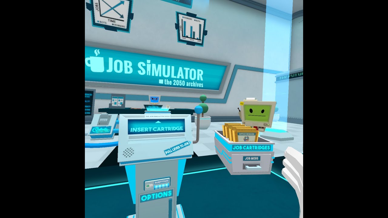 the job simulator expirience part 1 - YouTube