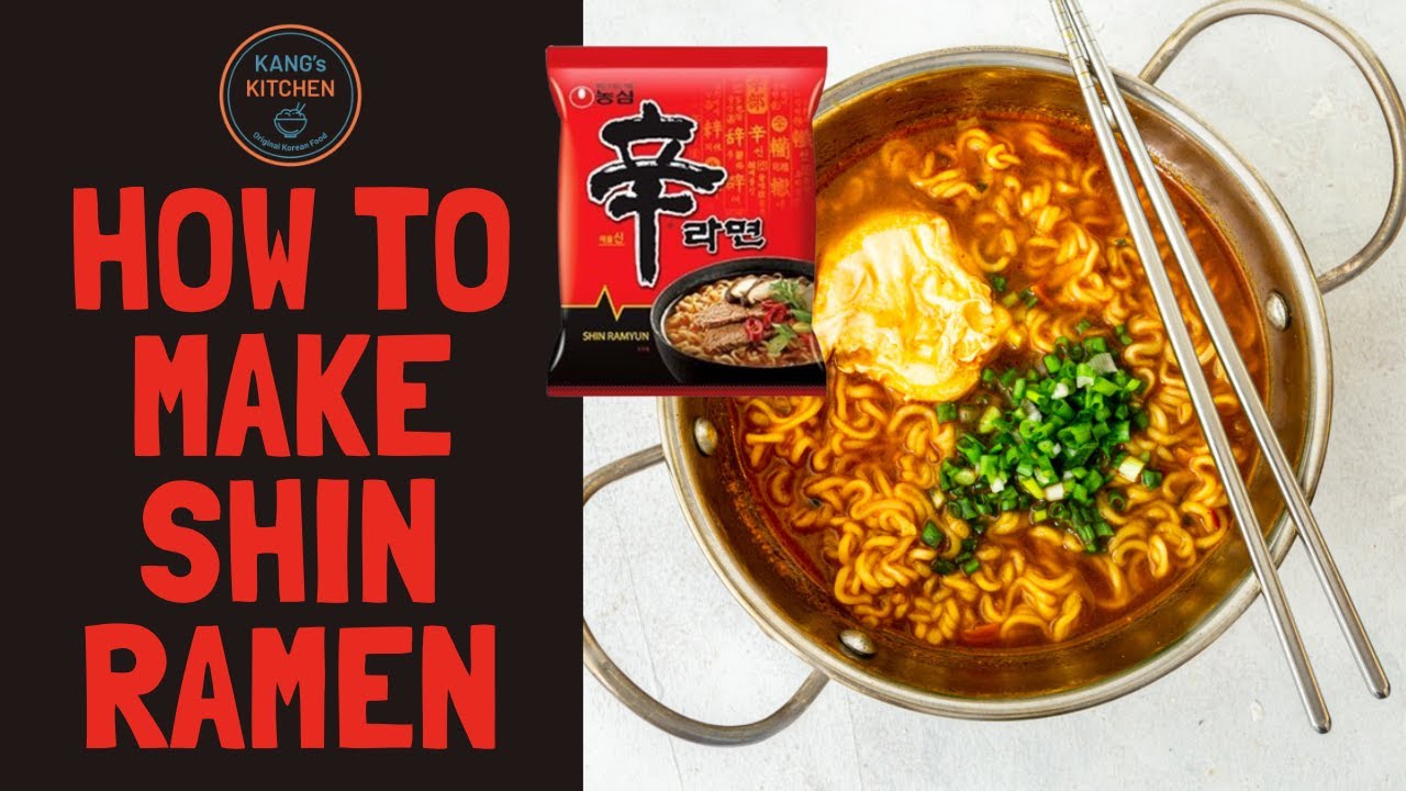 How to cook Shin Ramen (the Kang's way) - YouTube