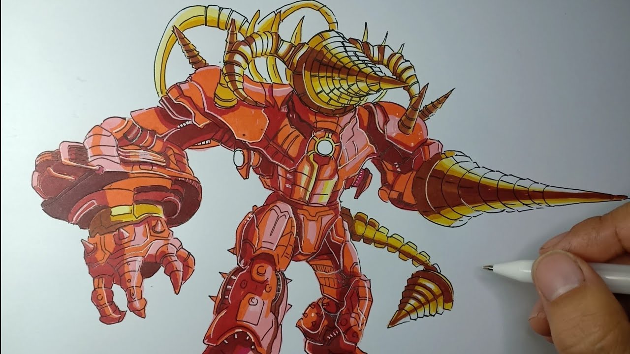 How To Draw Titan Big Driller Man In Skibidi Toilet Multiverse 20 - YouTube