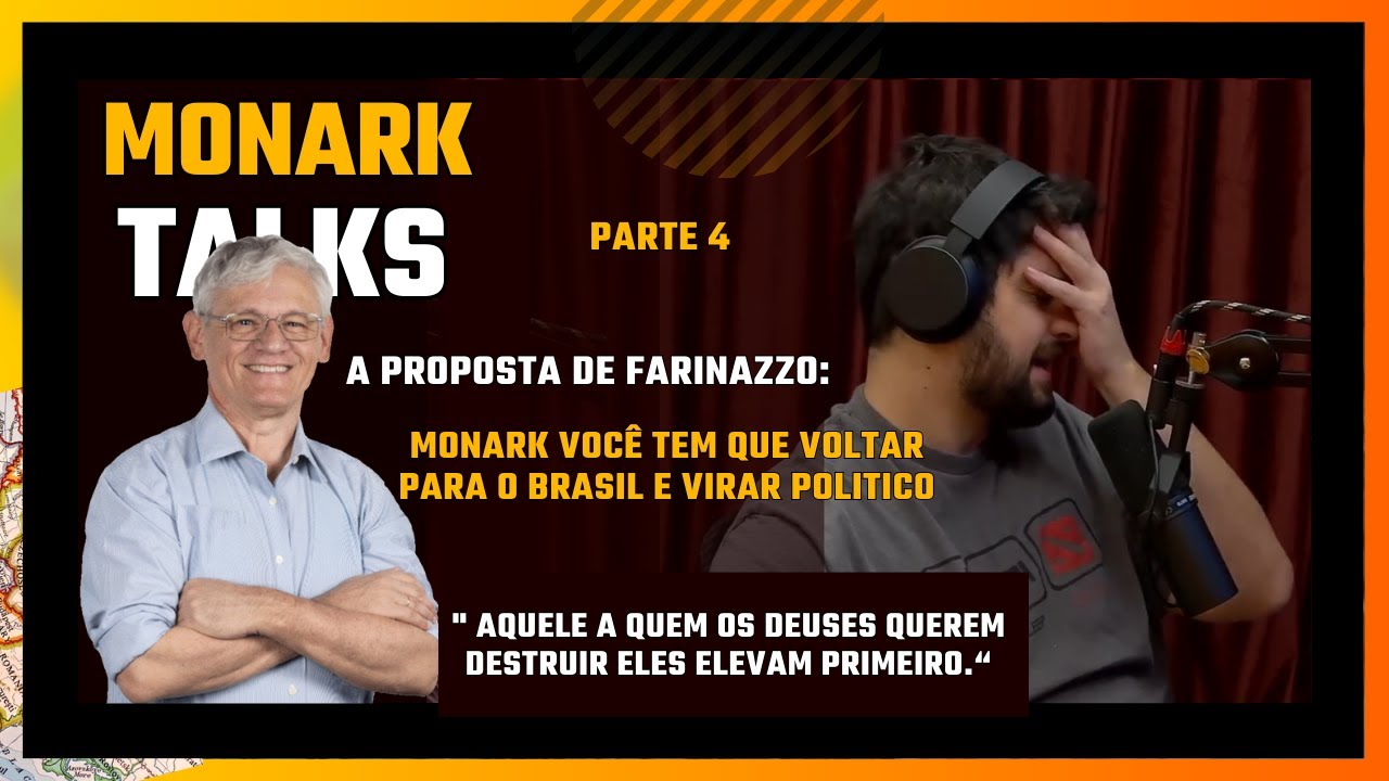 Monark tem voltar para o Brasil e virar politico diz Farinazzo - Monark ...