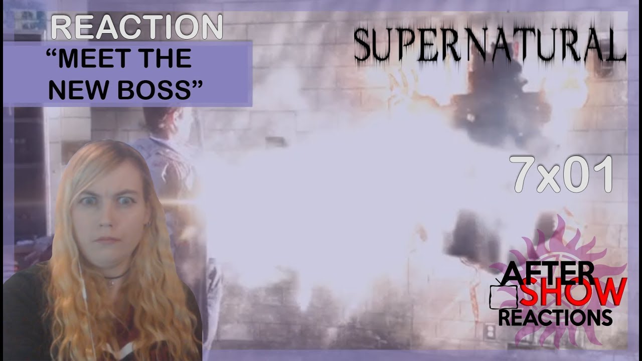 Supernatrual 7x01 - "Meet The New Boss" Reaction - YouTube