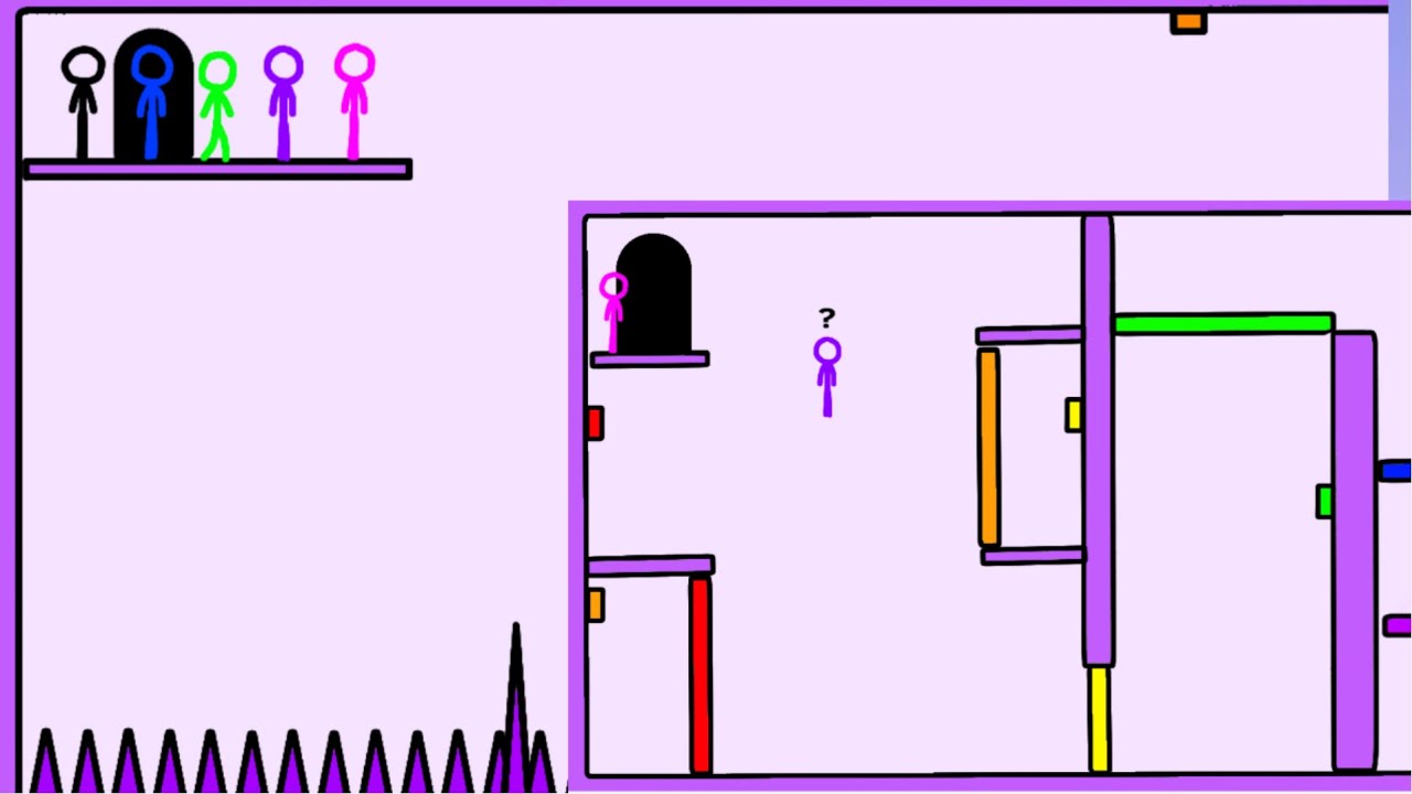 Stick figures vs the spike castle trailer - YouTube