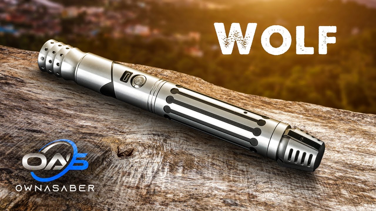 The eyes of a WOLF! OwnASaber's New Lightsaber Addition! - YouTube