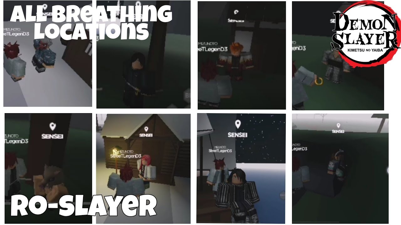 Roblox | Ro-slayer ALL BREATHING LOCATIONS! - YouTube