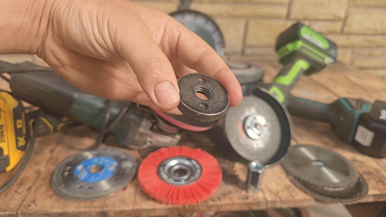 3 cool ideas for your electric grinder using a nut. 100% success ...
