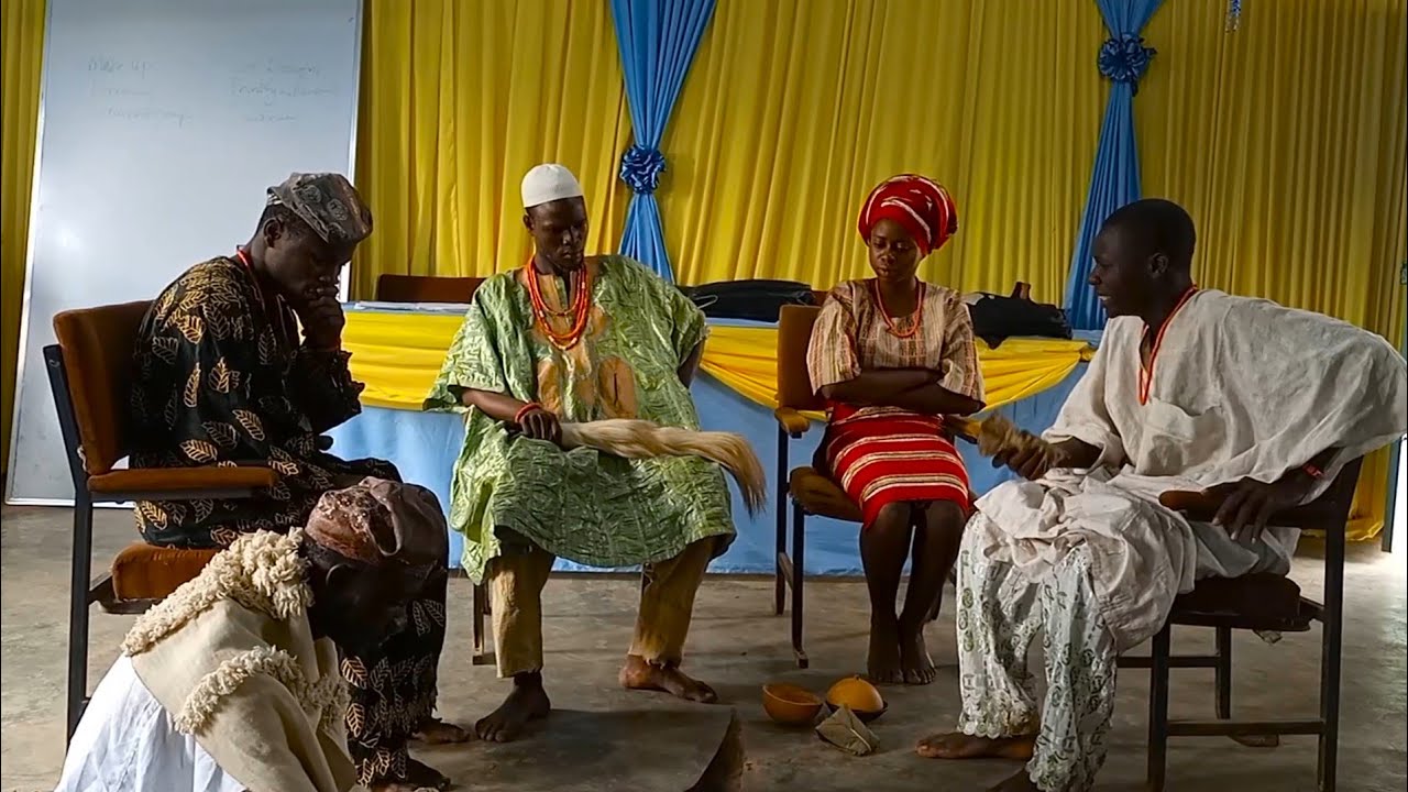 KPP. OJA ODAN STUDENTS STAGE PRACTICAL.GROUP B. TITLED:JESUS THE ...