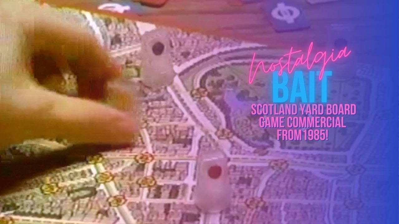 Scotland Yard Board Game Commercial from 1985! - YouTube