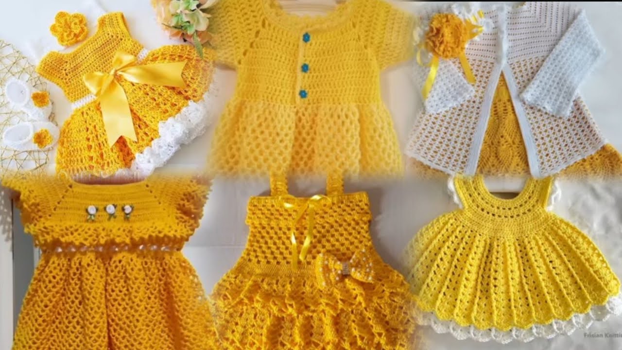 Latest 💯 And Trending Crochet 🧶 Handmade Yellow 💛 Colour Combination ...