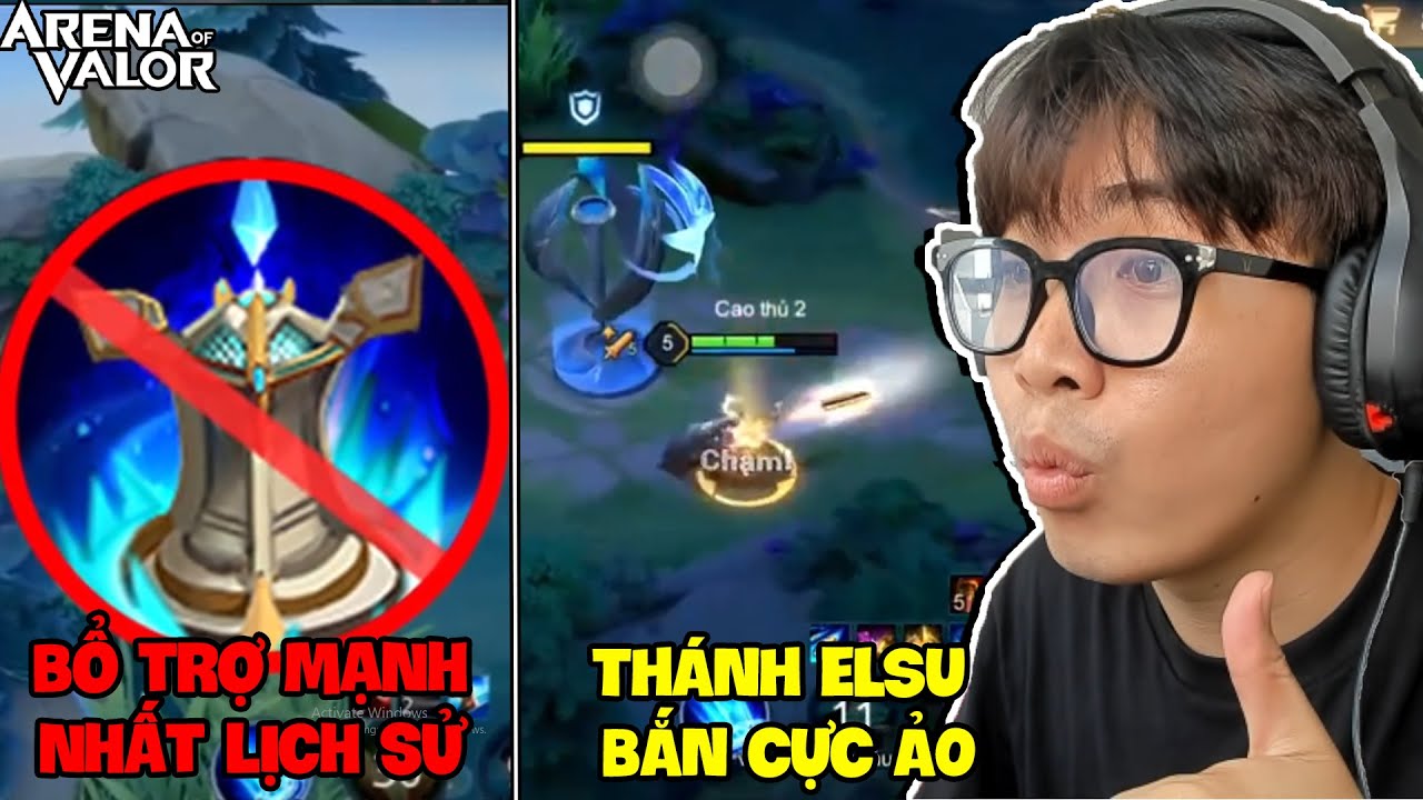 HOÀNG VUX XEM TIKTOK LIÊN QUÂN BỔ TRỢ MẠNH NHẤT LỊCH SỬ VÀ THÁNH ELSU ...