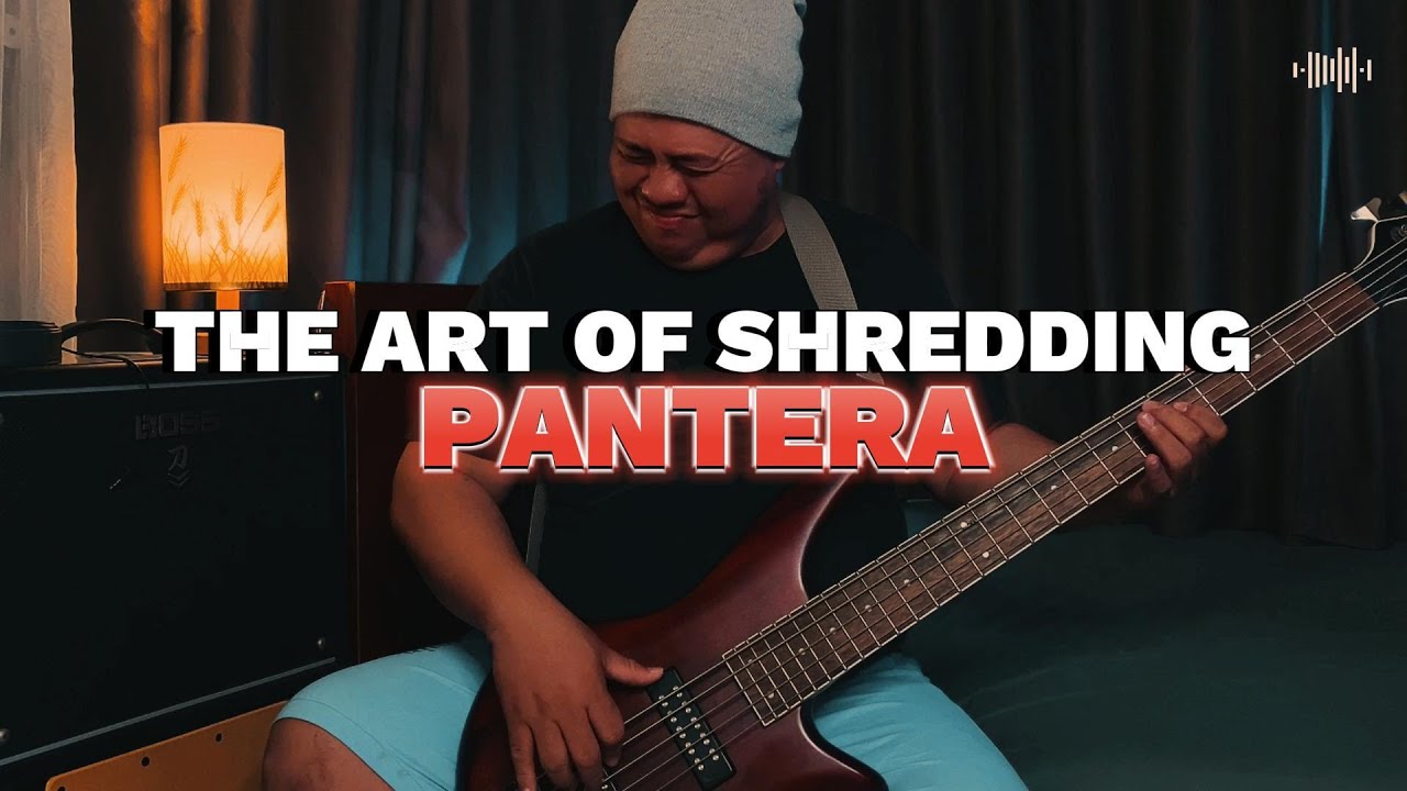 THE ART OF SHREDDING - PANTERA (BASS COVER) - YouTube