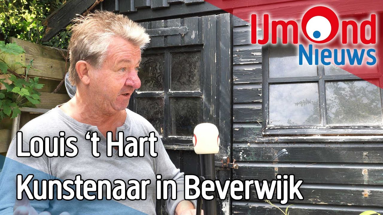 Louis 't Hart Kunstenaar in Beverwijk - YouTube