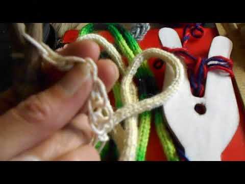 Lucet - A Knitting Tool for Hand-spun Cotton - YouTube