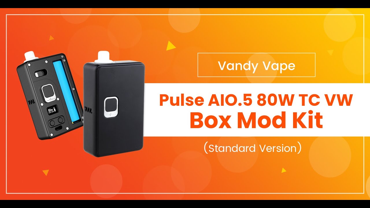 Vandy Vape Pulse AIO.5 80W TC VW Box Mod Kit (Standard Version) at ...