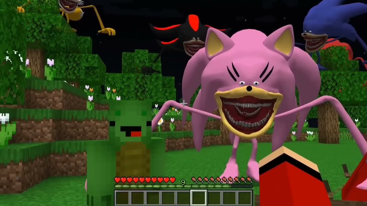 i Found Horror SHIN SONIC 😰 in Minecraft | Minecraft Shin Sonic | - YouTube